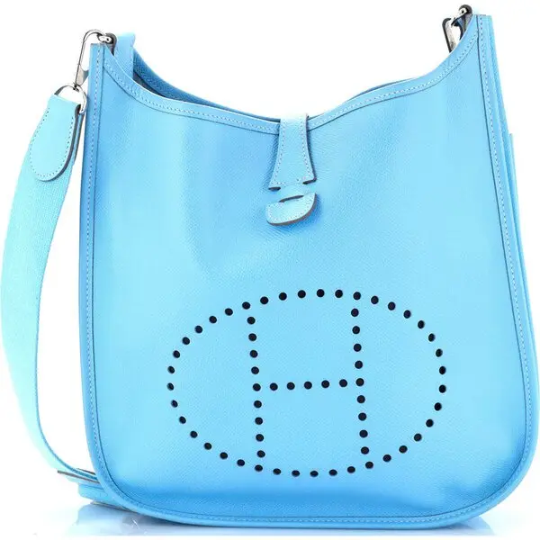 Hermès Evelyne Bag Gen Iii Epsom Pm - Celeste