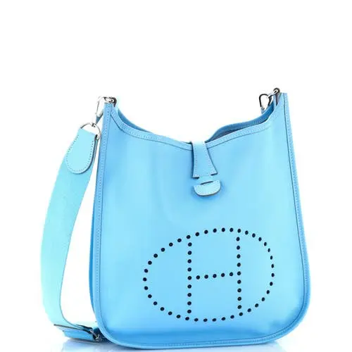Hermès Evelyne Bag Gen Iii Epsom Pm - Celeste