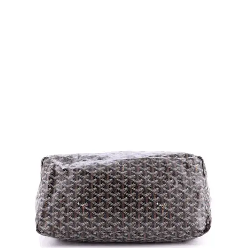 Goyard Saint Louis Tote Coated Canvas Gm - Black