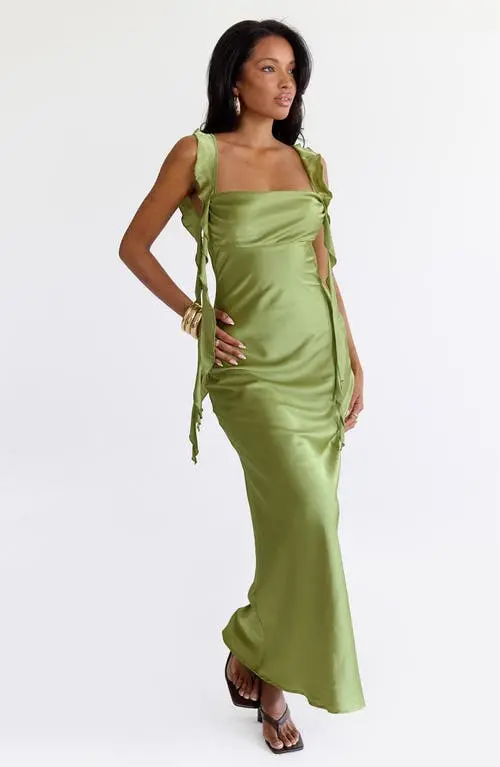 Princess Polly Lanai Ruffle Sleeveless Gown