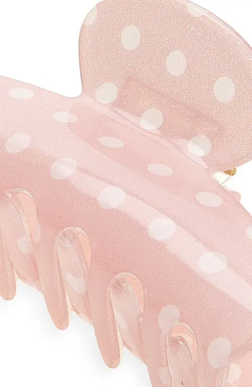 Tasha Assorted Polka Dot Claw Clips - Pink/blue