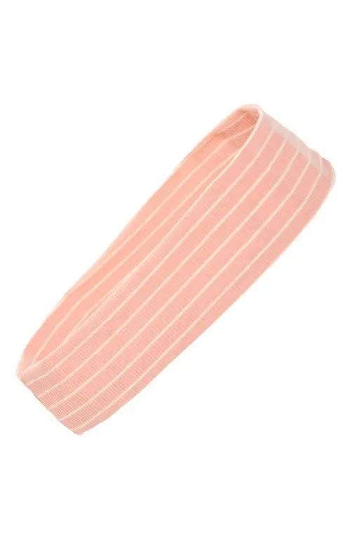 Tasha Stripe Ribbed Head Wrap - Pink