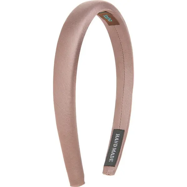 Tasha Padded Satin Headband - Brown