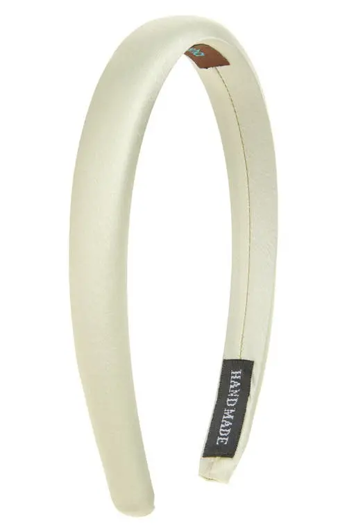 Tasha Padded Satin Headband - Mint