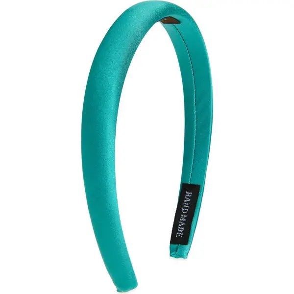 Tasha Padded Satin Headband - Teal