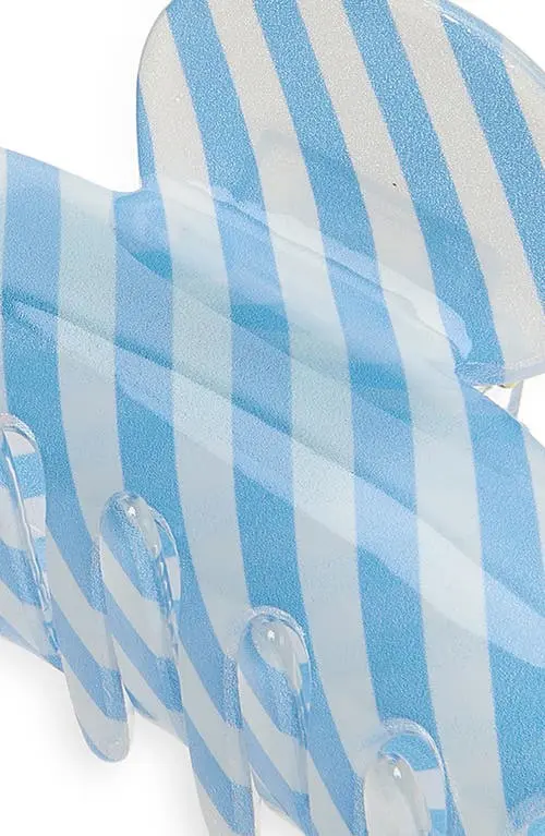 Tasha Assorted Stripe Claw Clips 2 Pack - Pink/blue