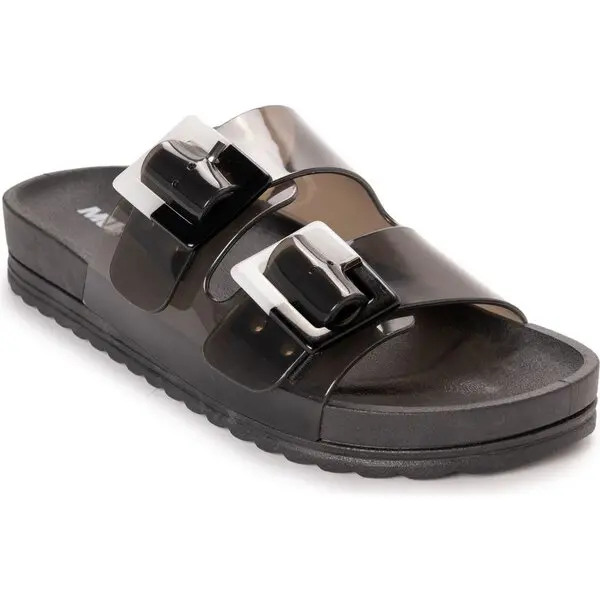 MUK LUKS Grand Cayman Sandal - Black Clear