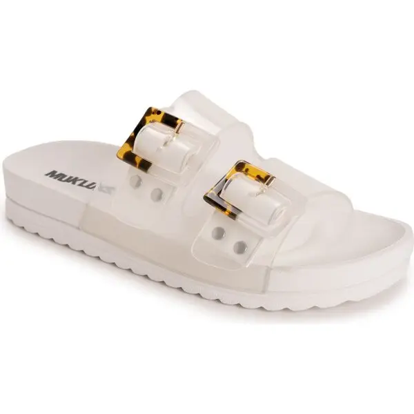 MUK LUKS Grand Cayman Sandal - Clear
