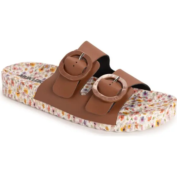 MUK LUKS Grand Cayman Sandal - Cognac/floral