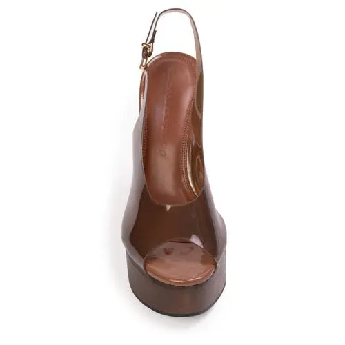 BLACK SUEDE STUDIO Landy 125 Sandal - Mousse Leather/pvc
