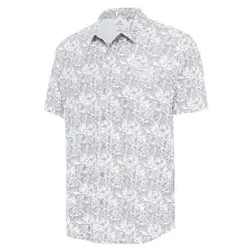 ANTIGUA San Diego Padres Resort Button-up Shirt - Gray