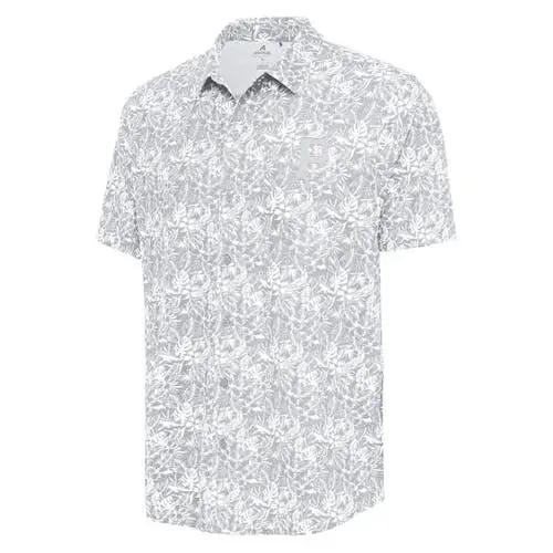 ANTIGUA Pittsburgh Pirates Resort Button-up Shirt