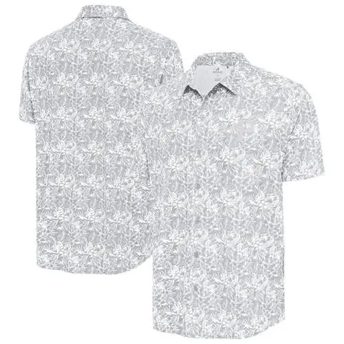 ANTIGUA Pittsburgh Pirates Resort Button-up Shirt