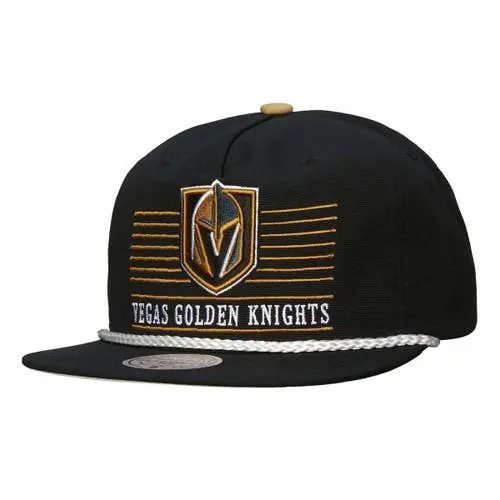 Mitchell & Ness Vegas Golden Knights Ascend Snapback Hat - Black