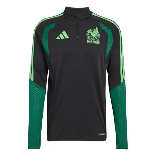 Adidas Mexico National Team Fifa X World Cup 2026 Tiro Quarter-zip Training Top - Black