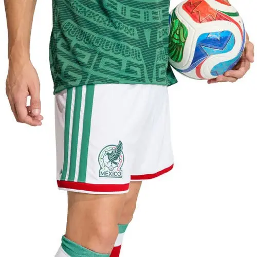 Adidas Mexico National Team Fifa World Cup 2026 Replica Shorts - White