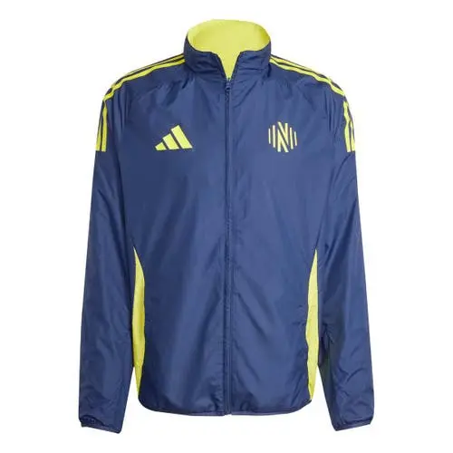 Adidas Nashville Sc 2025 Anthem Reversible Full-zip Jacket - Yellow