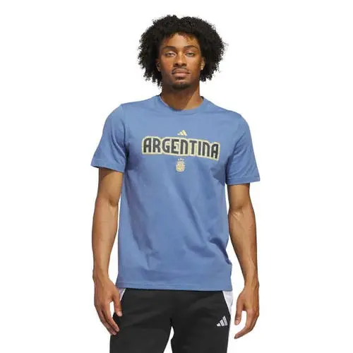 Adidas Argentina National Team Jersey Hook T-shirt