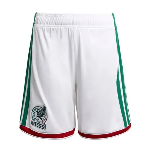 Adidas Youth Mexico National Team Fifa X World Cup Replica Shorts - White