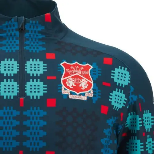 MACRON Wrexham Warm-up Quarter-zip Pullover