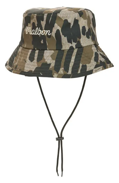 MALBON Tour Divot Camo Bucket Hat
