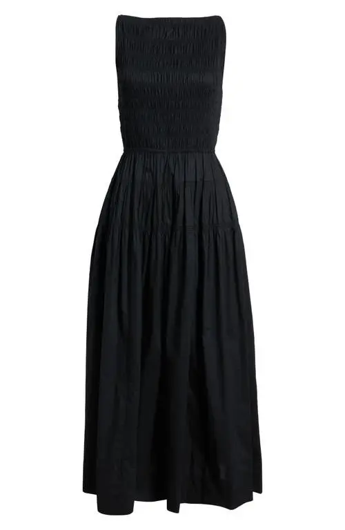 DÔEN Melie Boat Neck Midi Dress