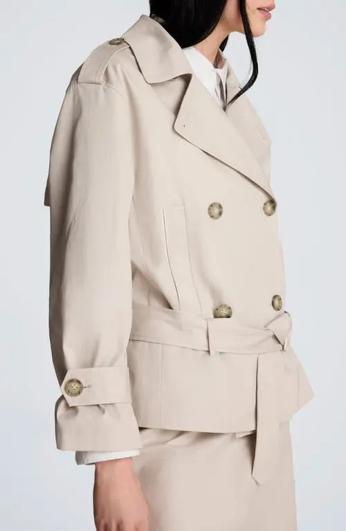 KENNETH COLE Double Breasted Short Trench Coat
