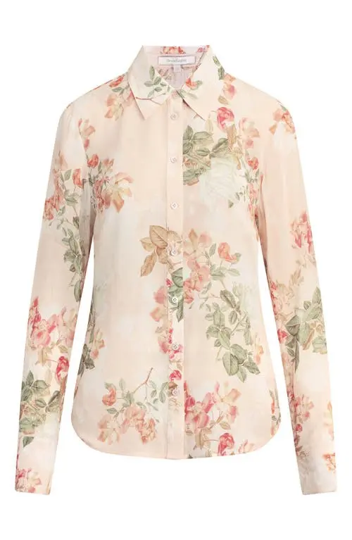 FAVORITE DAUGHTER The Bailey Georgette Printed Button-up Shirt