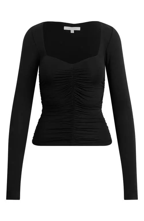 FAVORITE DAUGHTER Tracy Ruched Jersey Top