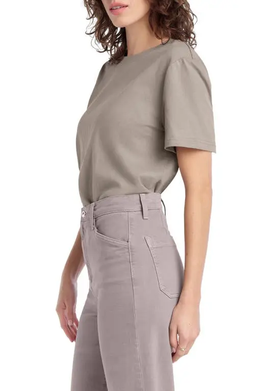 FAVORITE DAUGHTER Organic Cotton Jersey T-shirt - Soft Taupe