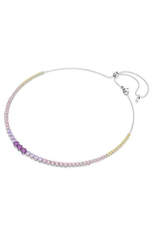 SWAROVSKI Matrix Crystal Slider Necklace