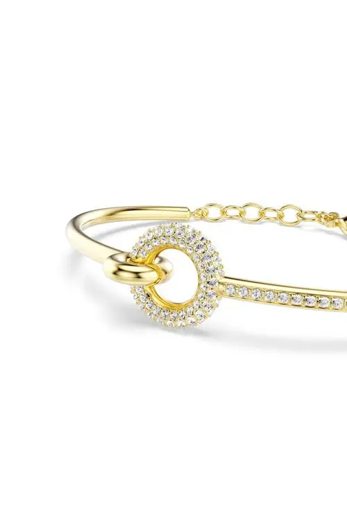 SWAROVSKI Dextera Pavé Crystal Bracelet - Gold