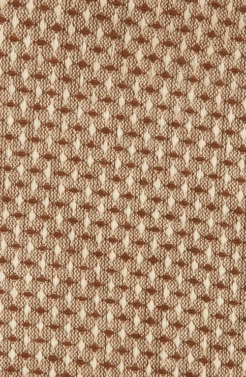 CLIFTON WILSON Diamond Wool Pocket Square - Brown