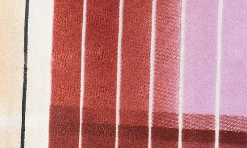 CLIFTON WILSON Stripe Silk Pocket Square