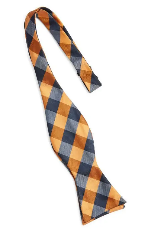 CLIFTON WILSON Plaid Silk Bow Tie