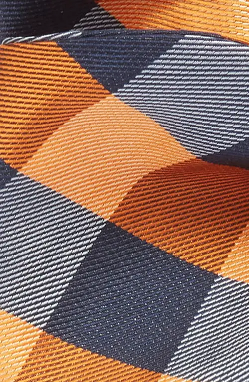 CLIFTON WILSON Plaid Silk Bow Tie