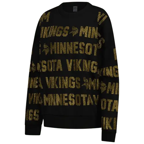 GAMEDAY COUTURE Minnesota Vikings Rhinestone Embellished Sweatshirt