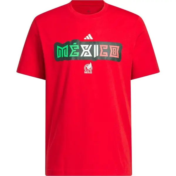 Adidas Mexico National Team Jersey Hook T-shirt - Red