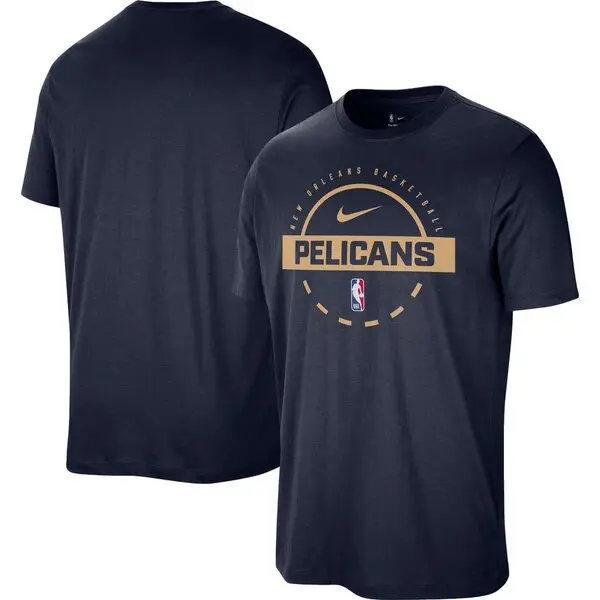 Nike New Orleans Pelicans Authentic Practice T-shirt - Navy