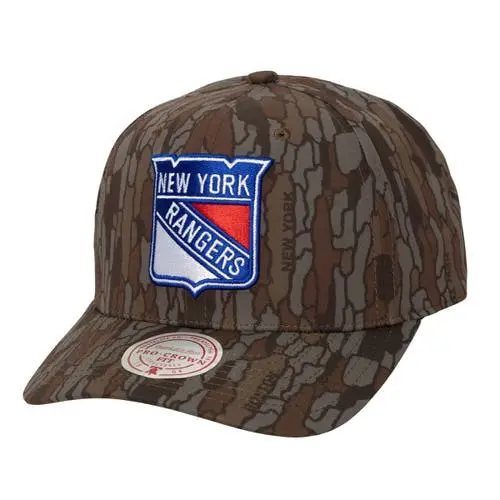 Mitchell & Ness New York Rangers Hidden Pro Crown Adjustable Hat