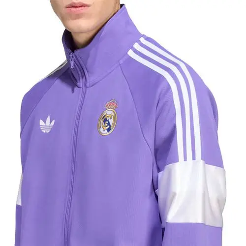 Adidas Real Madrid Lifestyle Full-zip Track Jacket
