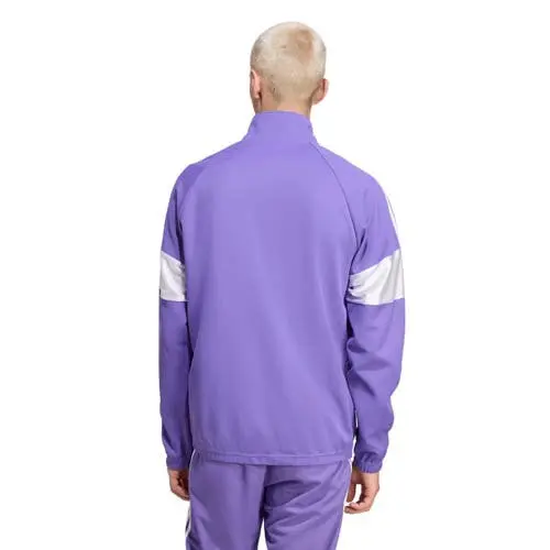 Adidas Real Madrid Lifestyle Full-zip Track Jacket - Purple