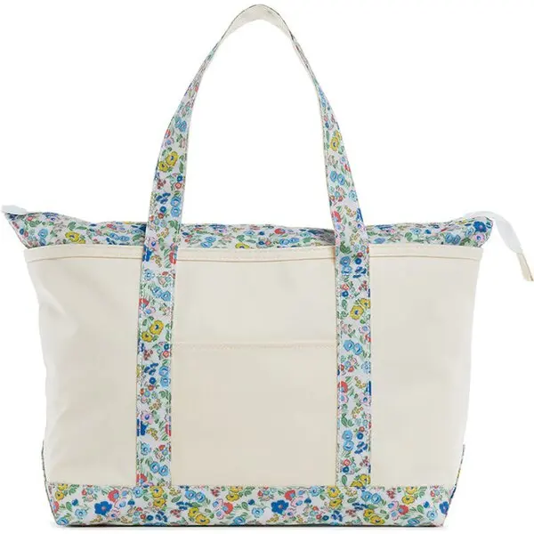 TRVL DESIGN Floral Coated Canvas Midi Tote - Multi