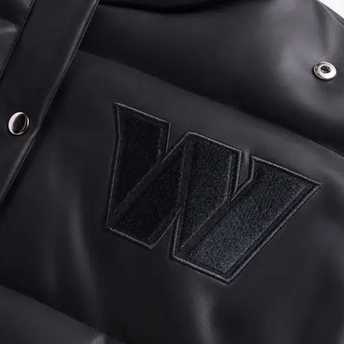 OFF SEASON Washington Commanders Faux Leather Puffer Jacket