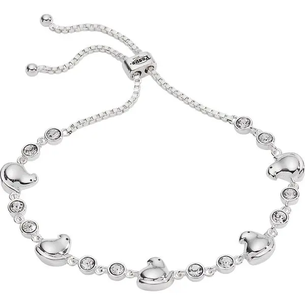 ALEX AND ANI Peeps® Chick Bolo Bracelet - Silver