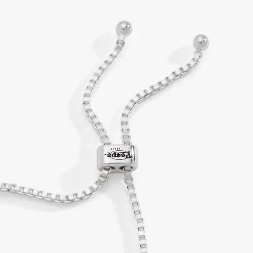 ALEX AND ANI Peeps® Chick Bolo Bracelet - Silver