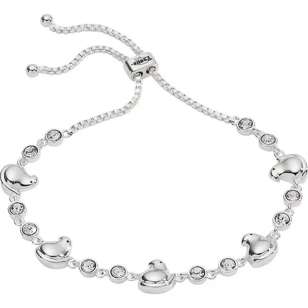 ALEX AND ANI Peeps® Chick Bolo Bracelet - Silver