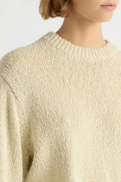 Modern Citizen Sonya Textured Organic Cotton Sweater