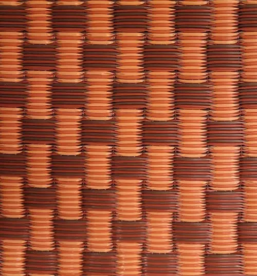 MAD MATS Basket Weave Rug - Brown Oxide - 6'x9'