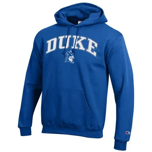 Champion Duke Blue Devils Arch Over Logo Pullover Hoodie